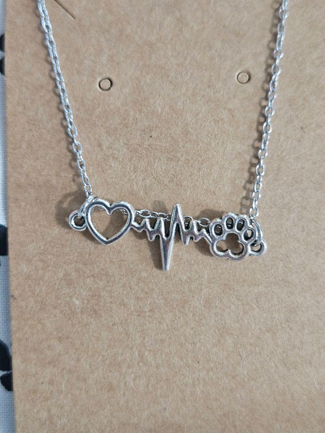 Heart Beat Paw Print - Etsy