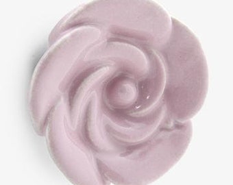 Aerugo Retro Resin Pink Flower Drawer Knobs / Resin Flower - Etsy