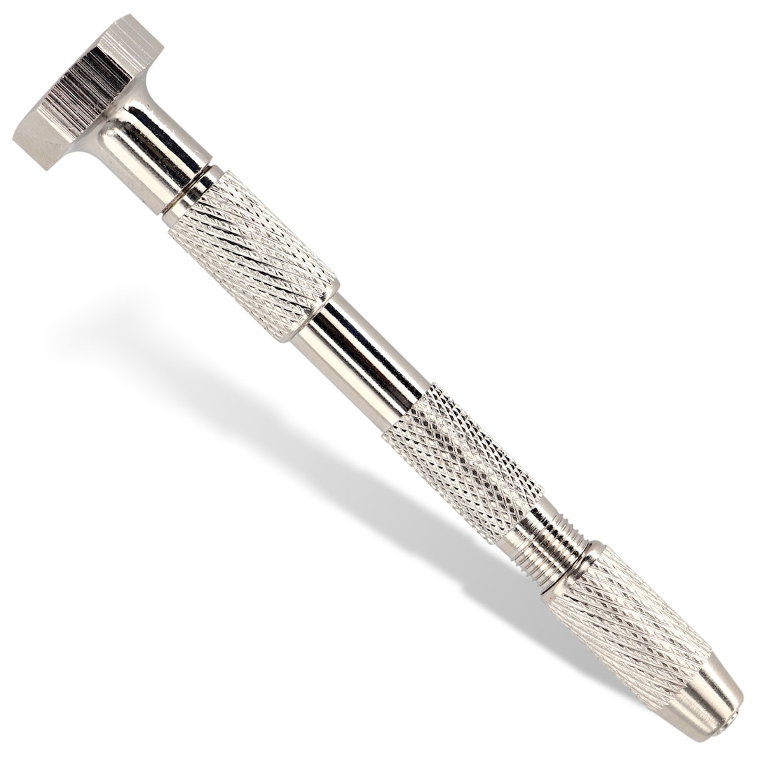 Swivel Head Pin Vise Hand Drill With Two Reversible Collets Anti Slip ...