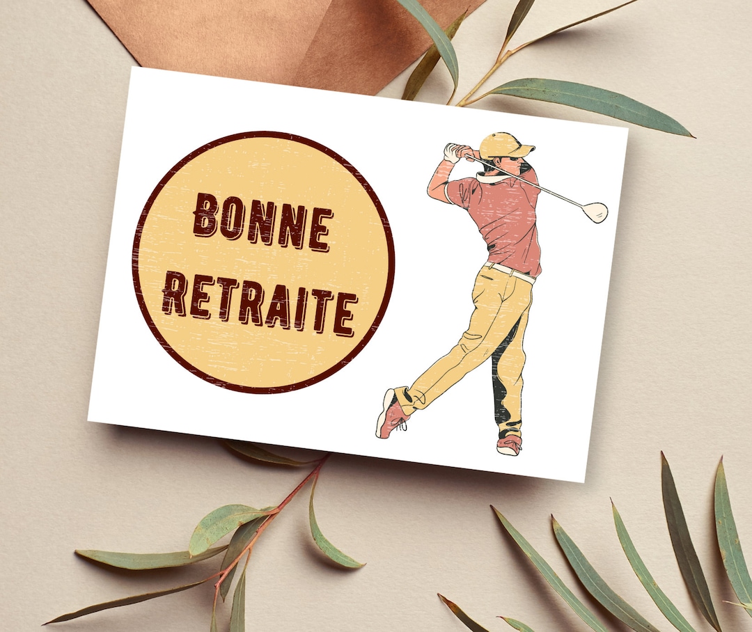 Carte bonne retraite Carte pour retraité Carte retraite de - Etsy Canada