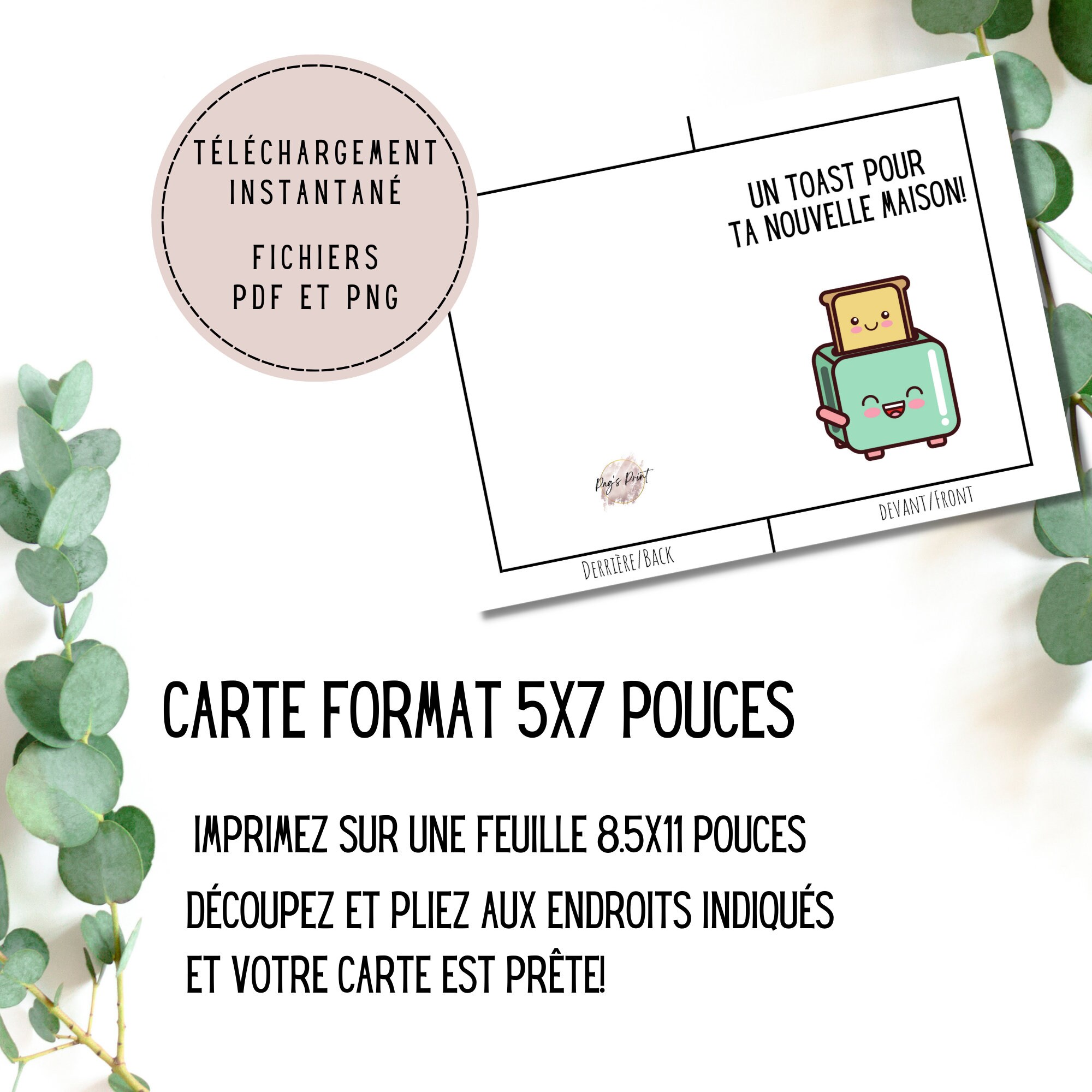 First House Card to Print, Funny Housewarming Card, a Toast for Your ...