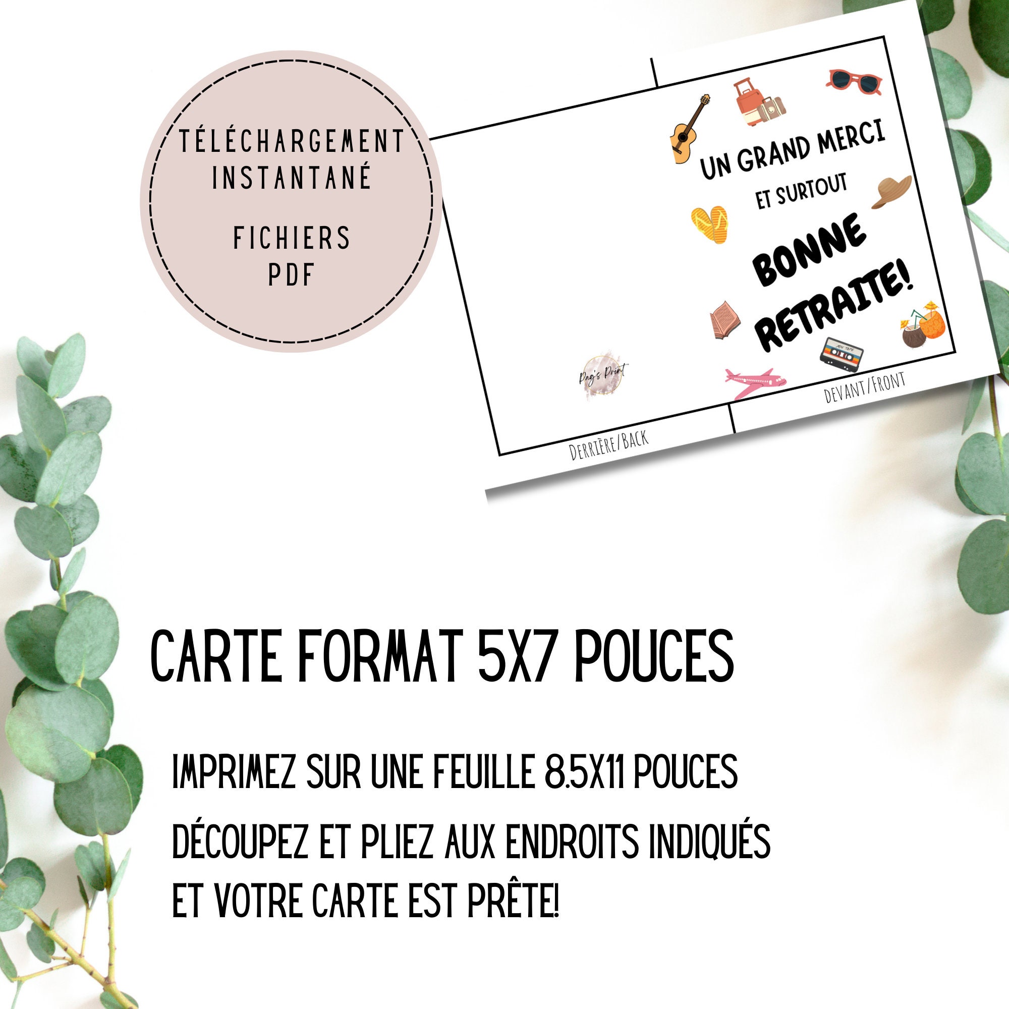 Retirement Card to Print, Card for Retired Employee, Card for Retired ...