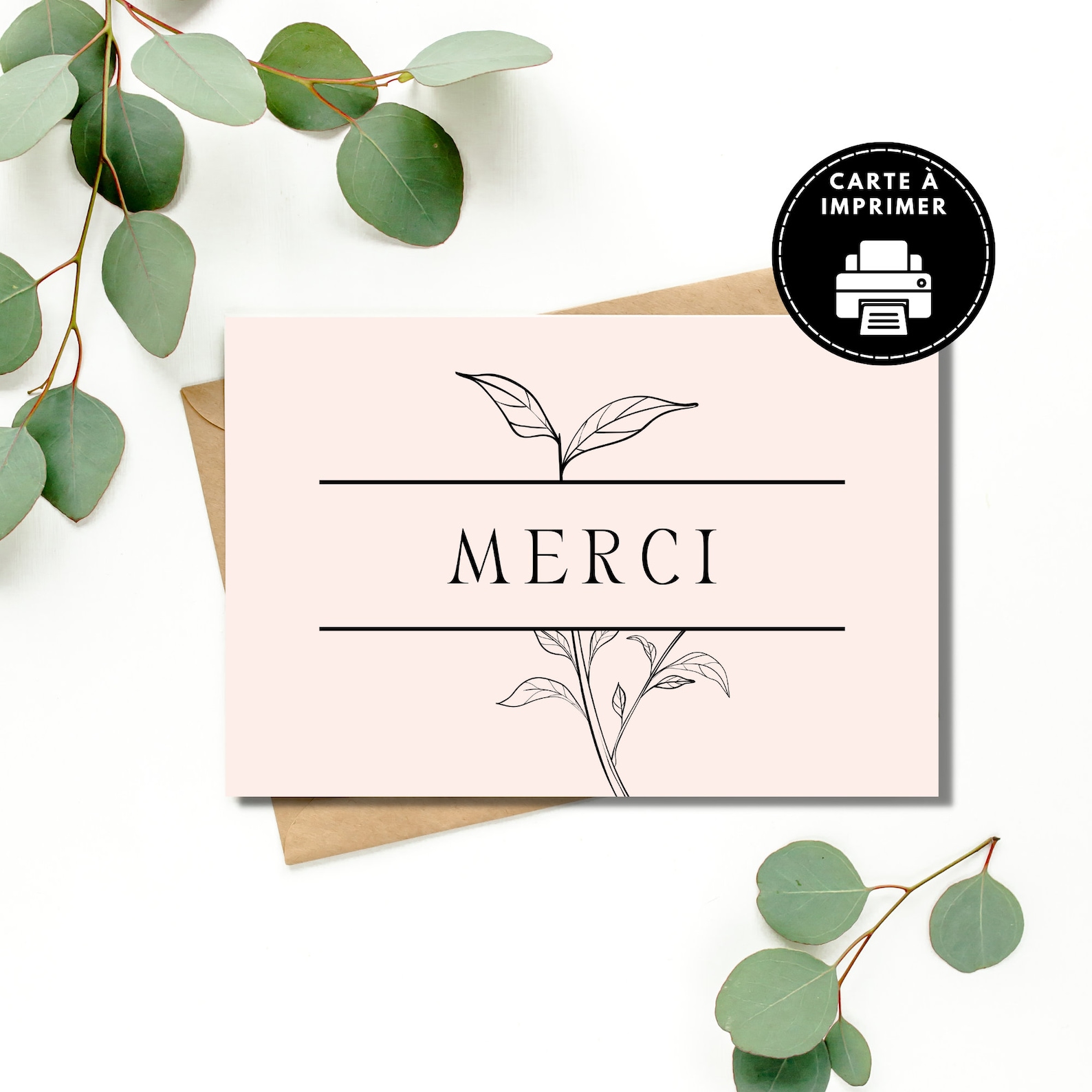 Carte de remerciement pour entreprise, Carte pour client en Français ...