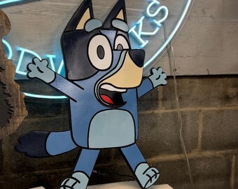 Bluey Neon Light - Etsy