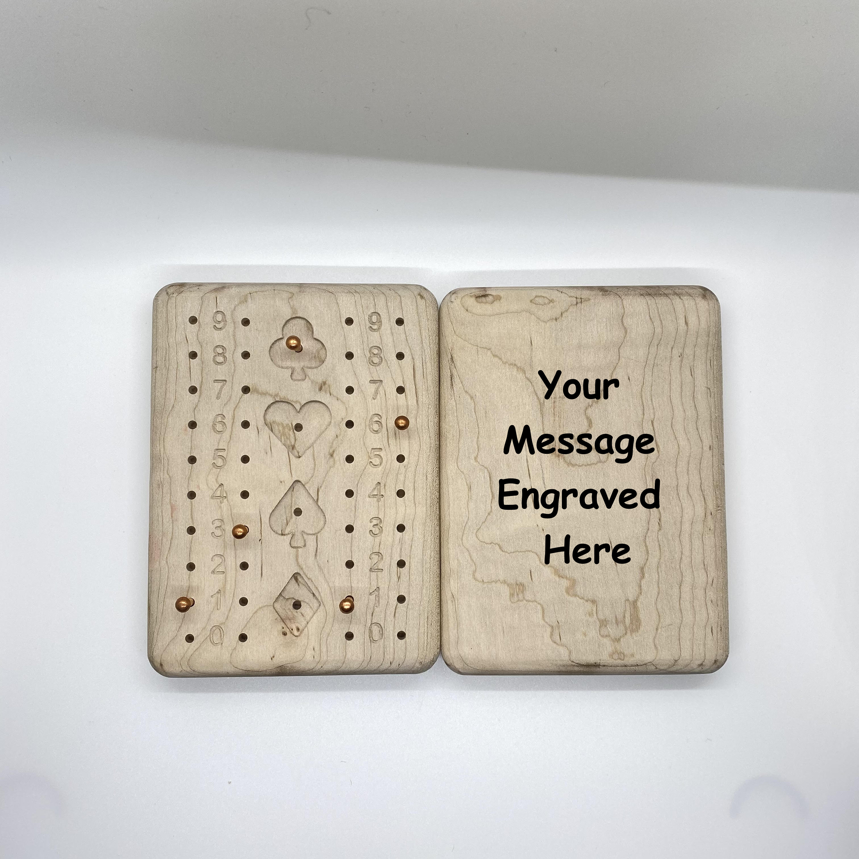 Customizable Euchre Box Score Keeper Trump Marker, Card Game Holder ...