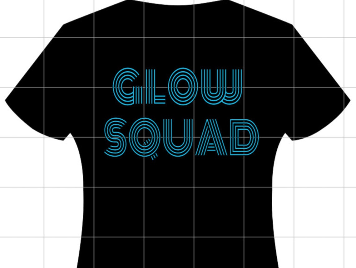 Glow Squad Customizable Glow in the Dark Glow Squad Shirt - Etsy
