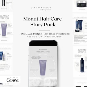 Monat Hair Care Product Pack - Monat Instagram Stories - Canva Editable ...