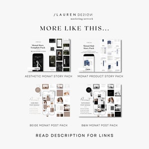 Monat GIF Pack for Instagram Reels/stories - Canva Editable Templates ...