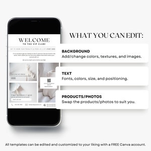 Monat VIP Welcome Packet - Hair Wash Instructions - Canva Editable ...