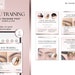 PMU Course Flyer Template | Gold Instagram Posts | Permanent Makeup ...