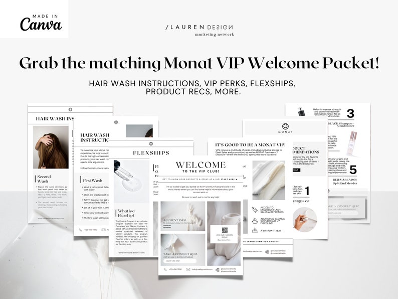 Monat Hair Care Product Pack - Monat Instagram Stories - Canva Editable ...