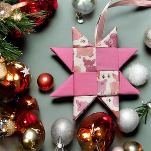 Quilted Christmas Star Ornament Part 1 - Etsy