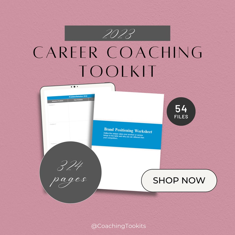 Career Coaching Toolkit: Business Starter Kit (50+ Files) - Etsy