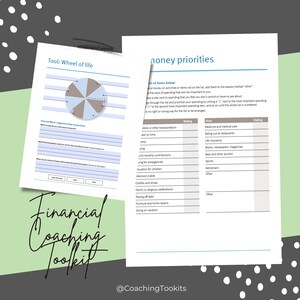 Financial Coaching Worksheets: 50+ Editable Templates | Budget, Debt ...