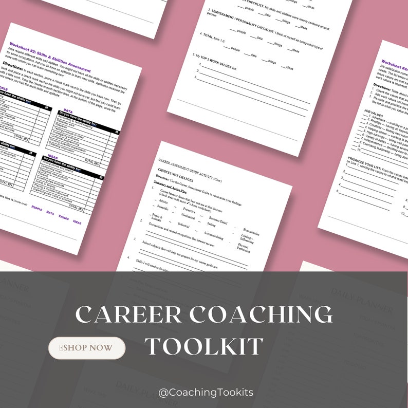 Career Coaching Toolkit: Business Starter Kit (50+ Files) - Etsy