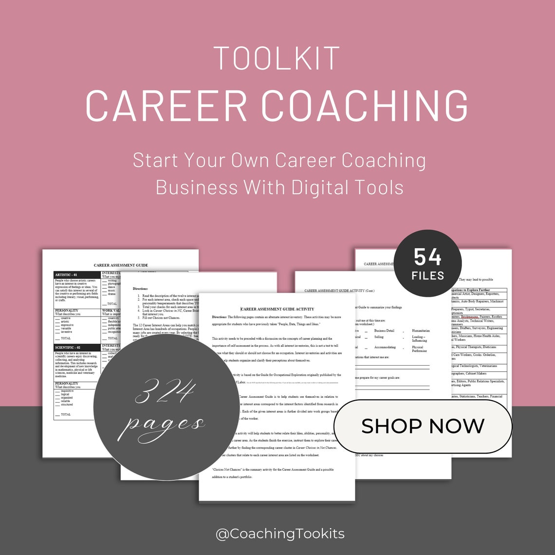 Career Coaching Worksheets for Clients – Job Search, Goal Setting ...