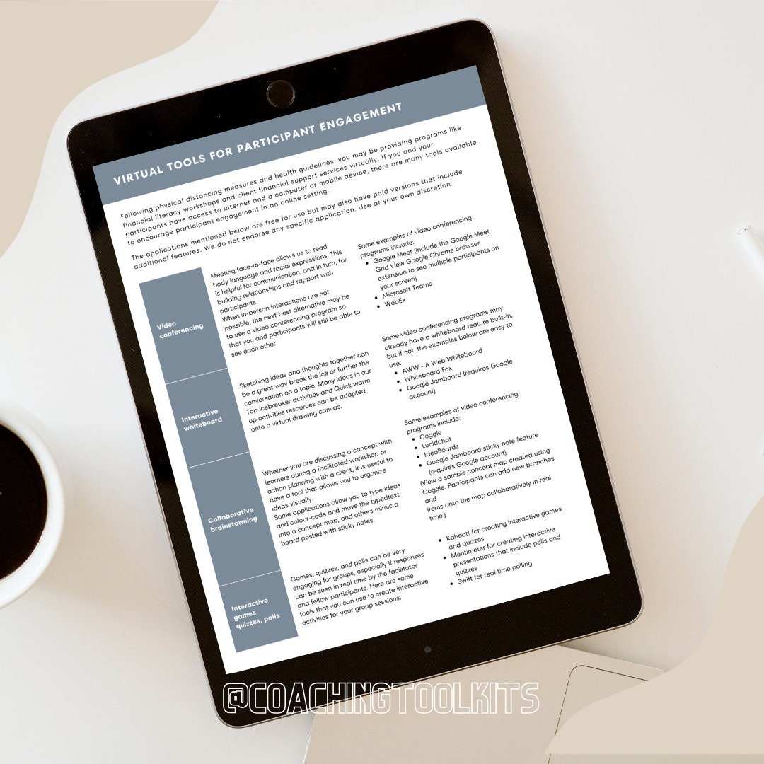 Editable Financial Coaching Toolkit | Canva Templates for Coaches ...