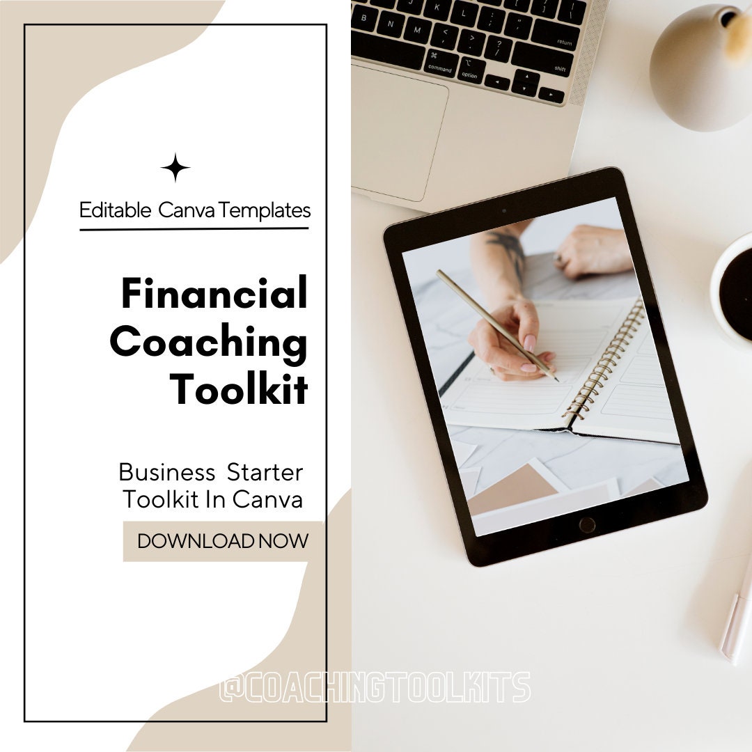 Editable Financial Coaching Toolkit | Canva Templates for Coaches ...