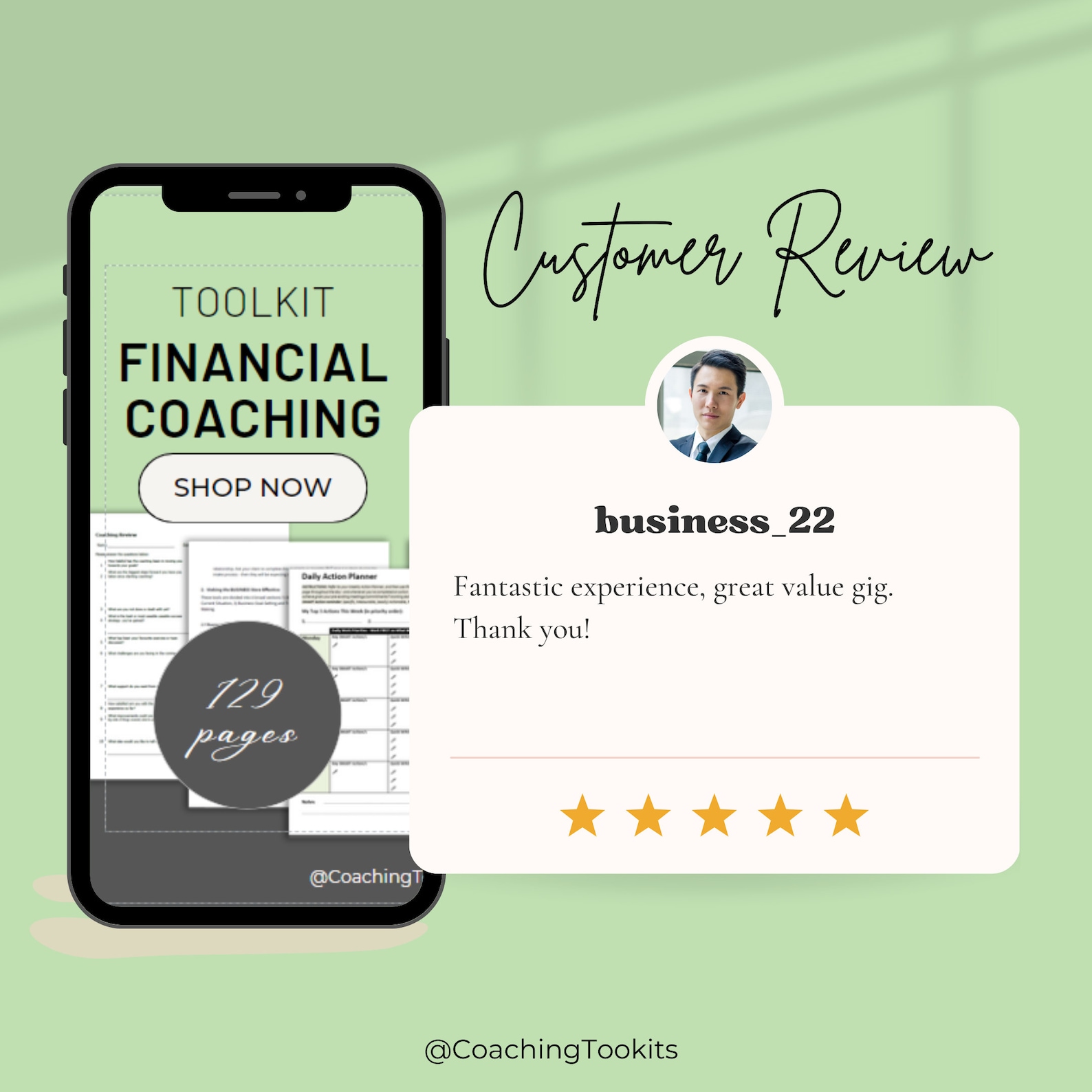 Financial Coaching Toolkit: Business Starter Kit (PDF Printable ...