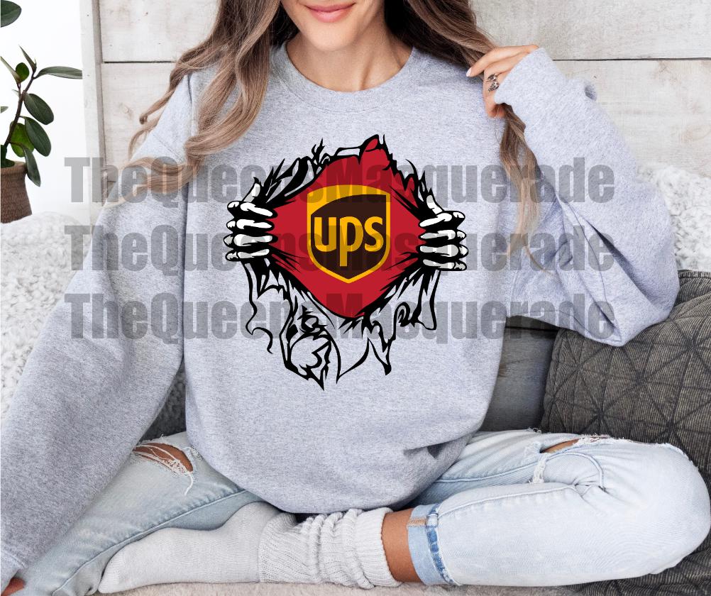UPS Super Hero PNG United Parcel Service Sublimation Design Printable ...