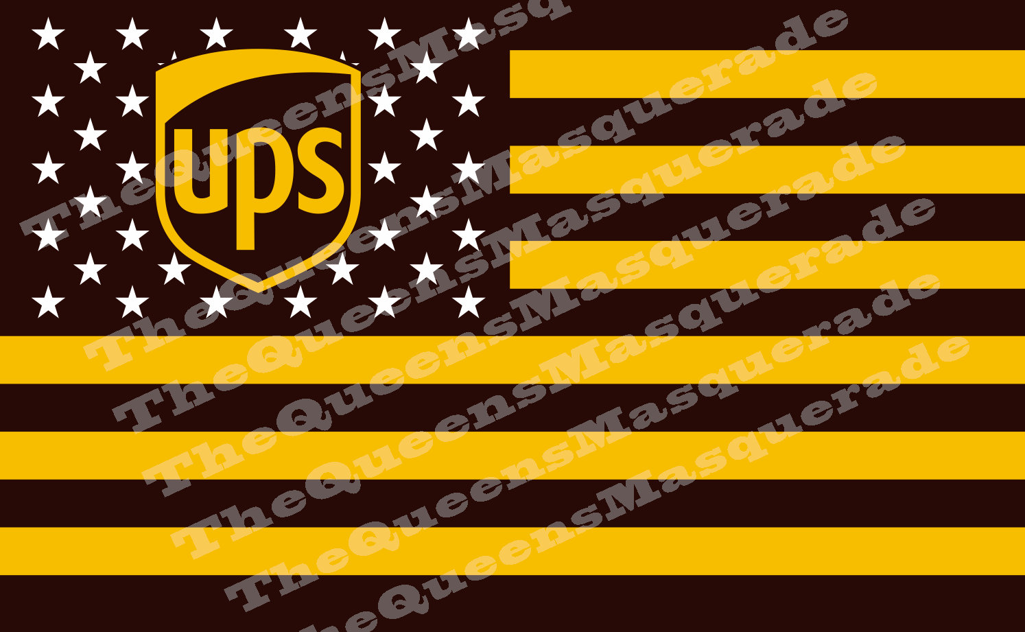 UPS United Parcel Service Sublimation Design PNG Mail Service Printable ...