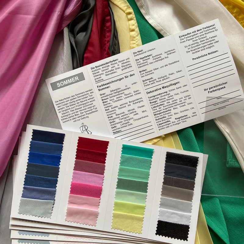 Soft Summer Color Swatches - Etsy