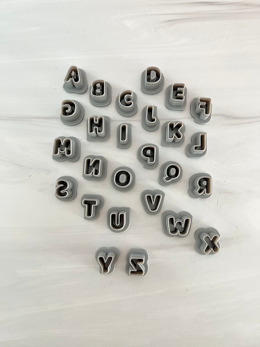 Round Alphabet Letters With Micro Option, Set, Individual Letter ...