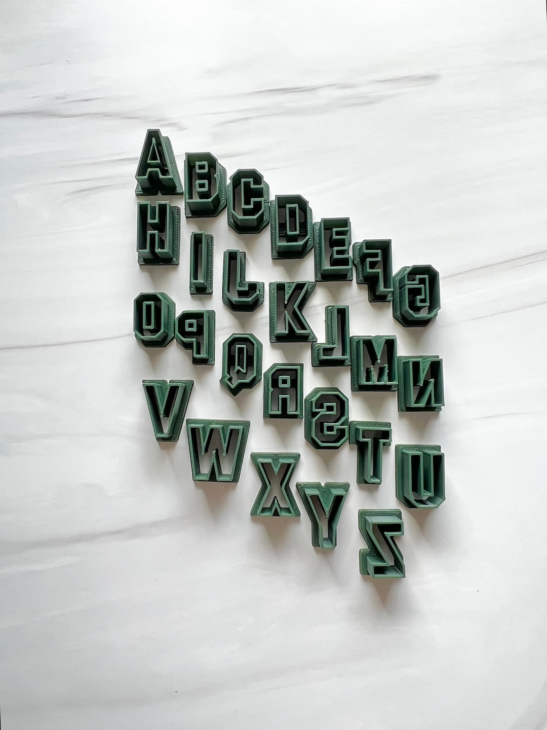 Block Alphabet Letter Cutter Set, Individual Letter Cutters, Varsity ...