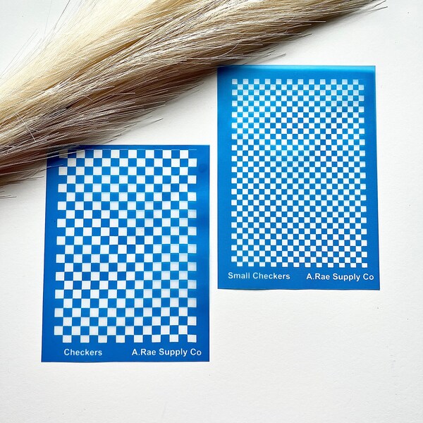 Buffalo Check Stencil - Etsy