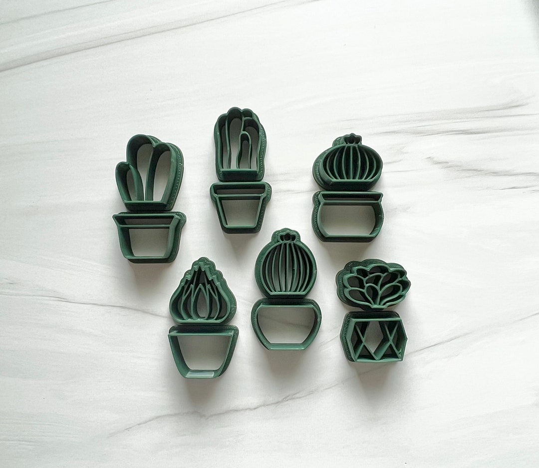 Succulent and Pot Set, Cutters, Floral Cutters, Flower Cutters, Leaf ...