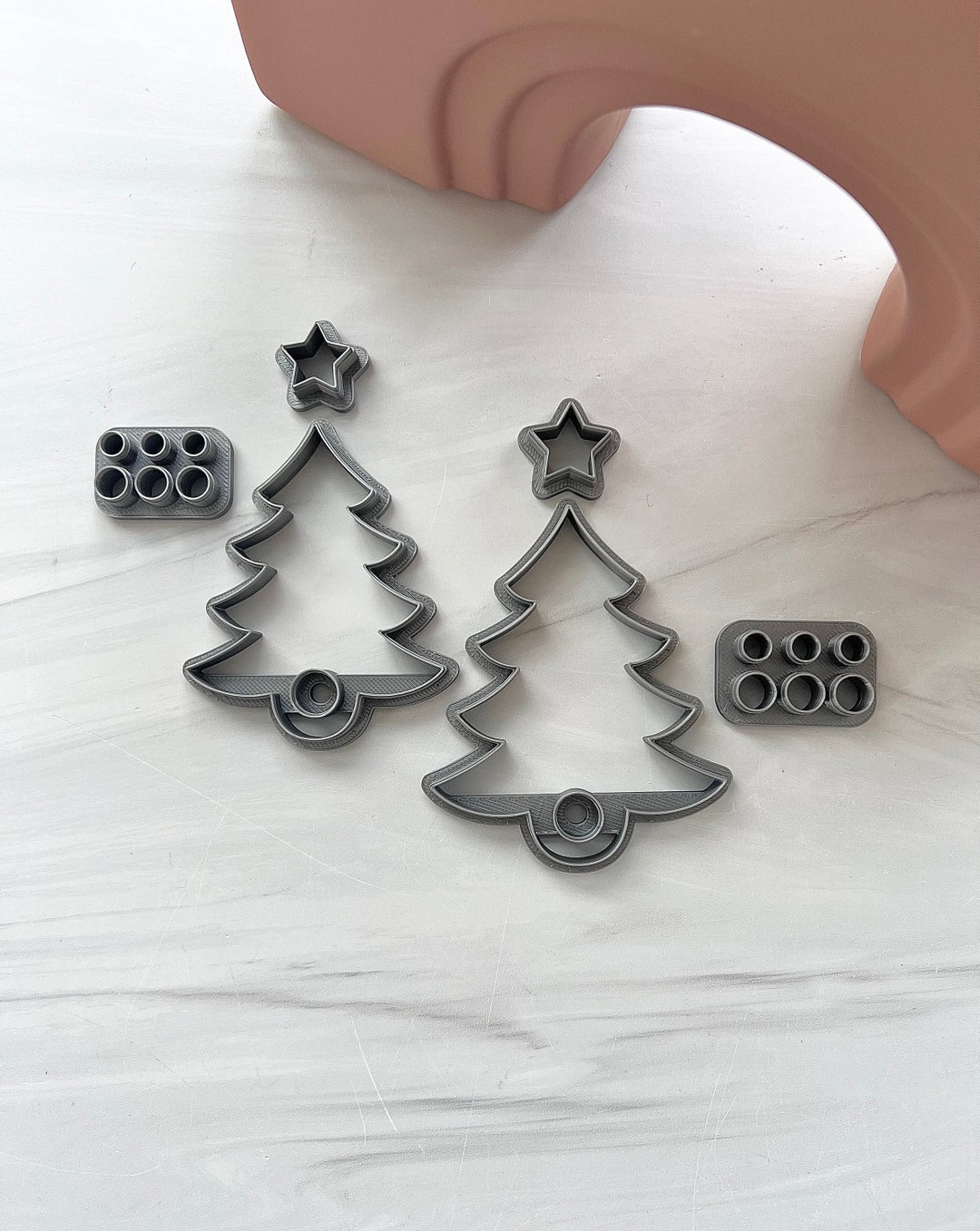 Stanley Topper Christmas Tree Clay Cutter, Tumbler Topper Cutters ...