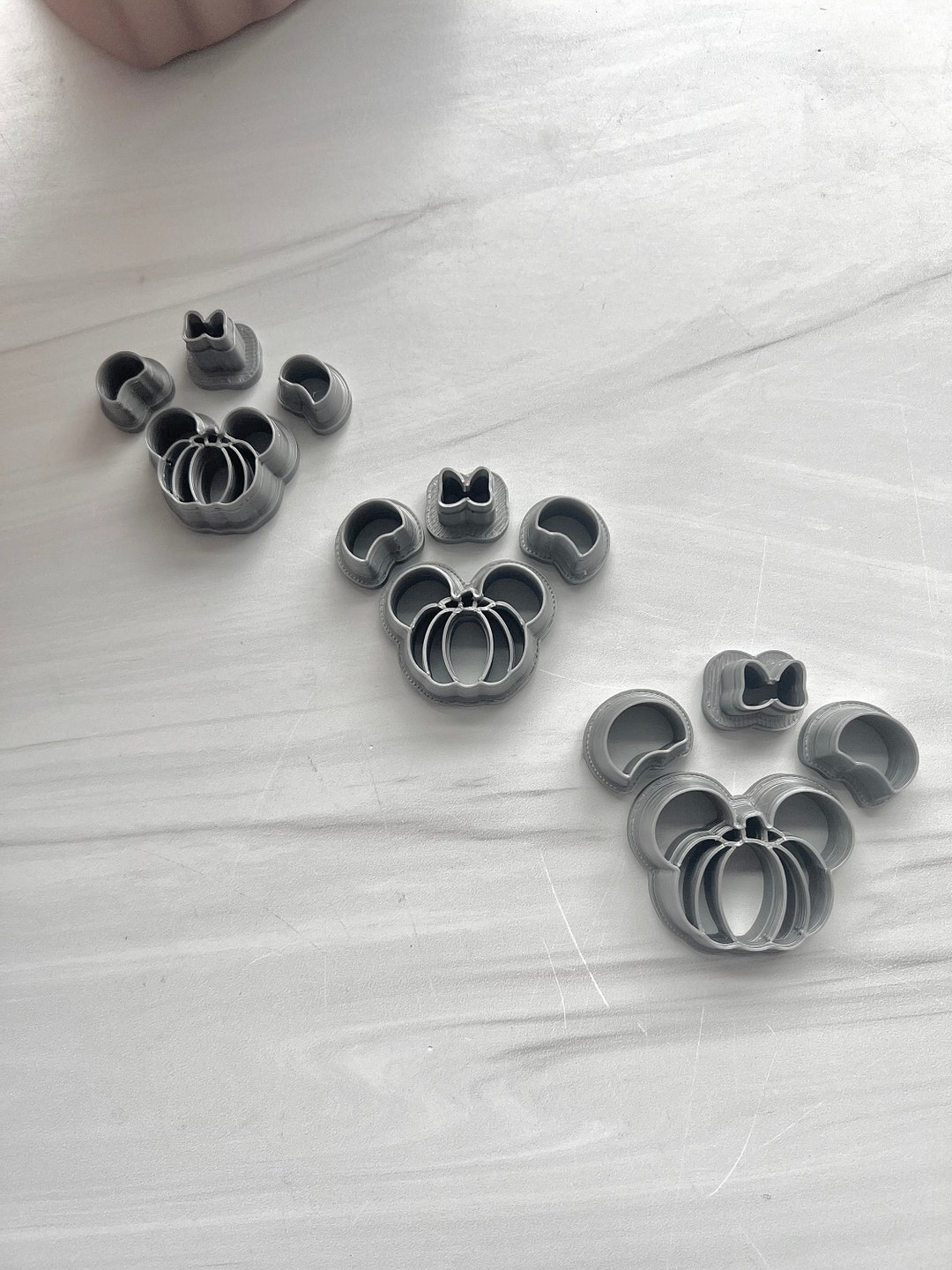 Mouse Pumpkin With Ears and Bow Cutter Set, Halloween Cutters, Magical ...