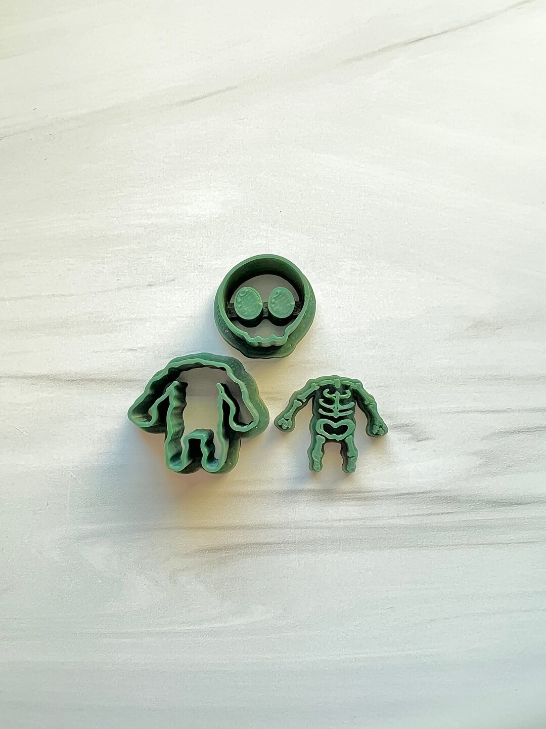 Skeleton Boy With Body Stamp, Clay Stamps, Halloween Cutters, Fall ...