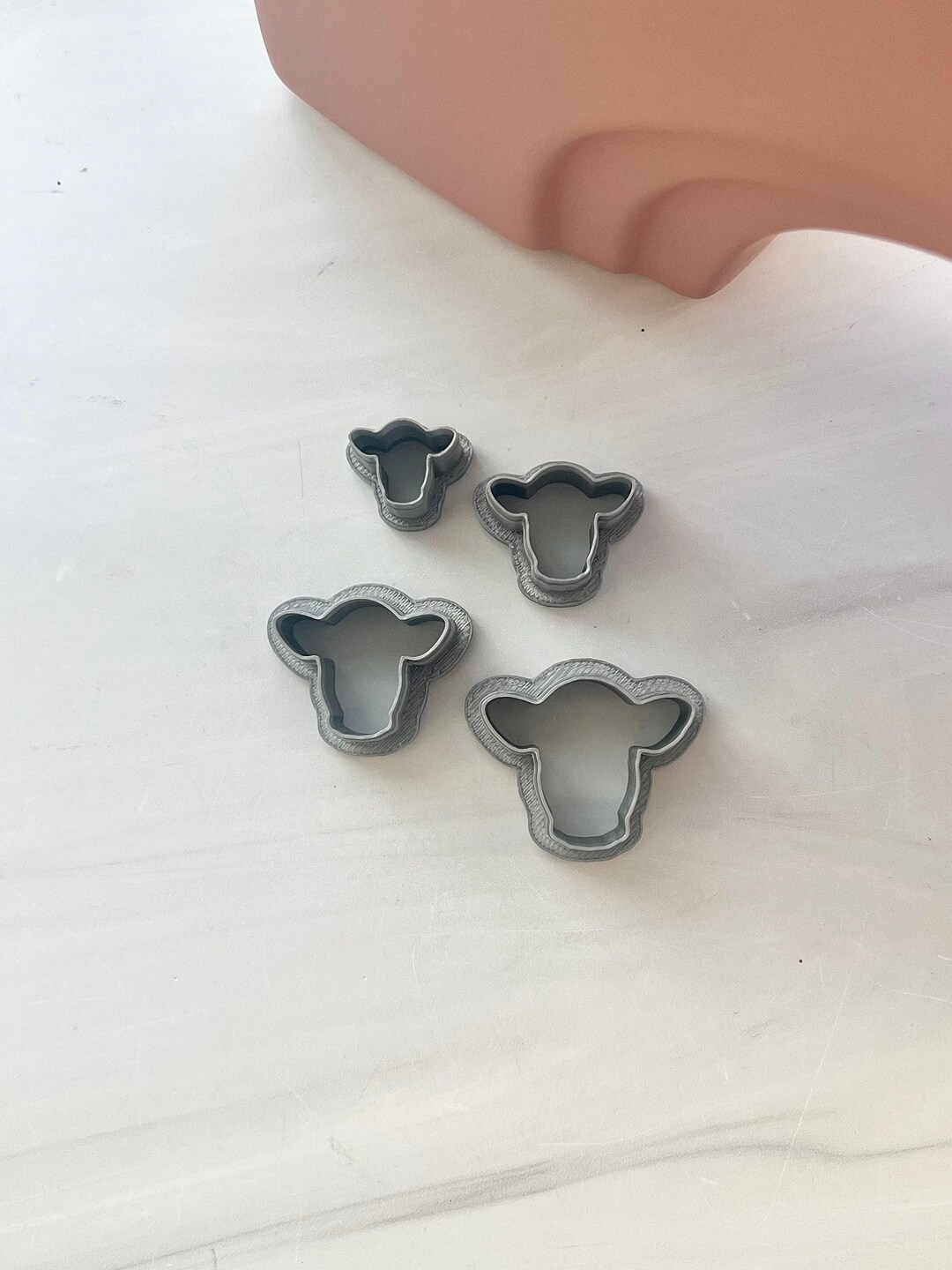 Cow Head Cutter, Cow Stud Cutters, Cow Cow Dangle Cutters, Animal Clay ...