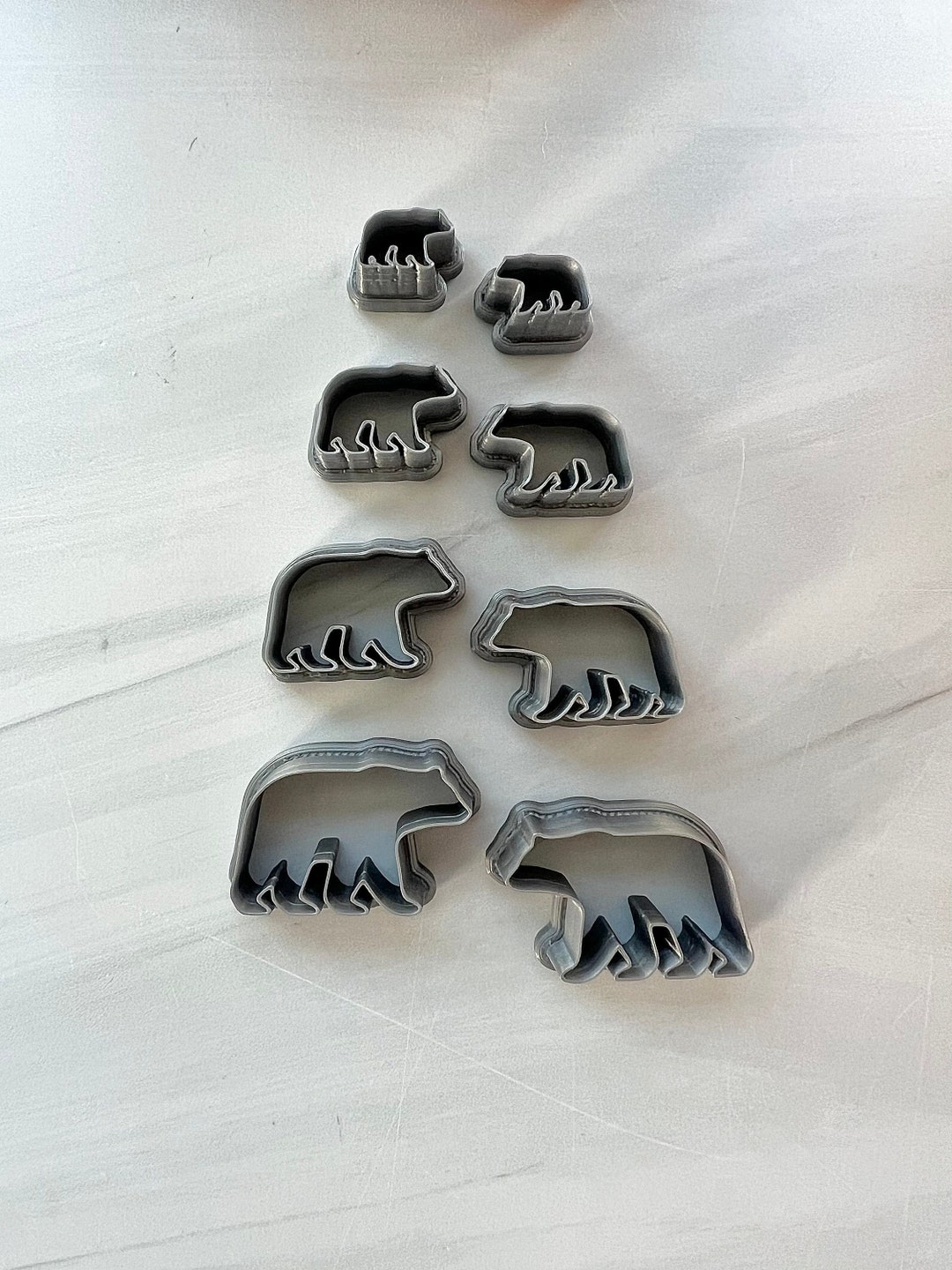 Full Bear Cutter, Mountain Bear Cutter, Polar Bear Clay Cutter, Bear ...