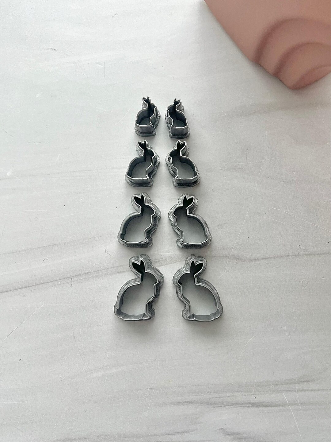 Pair of Bunnies Cutter Set, Cutters, Bunny Pair Earrings, Bunny Pair ...