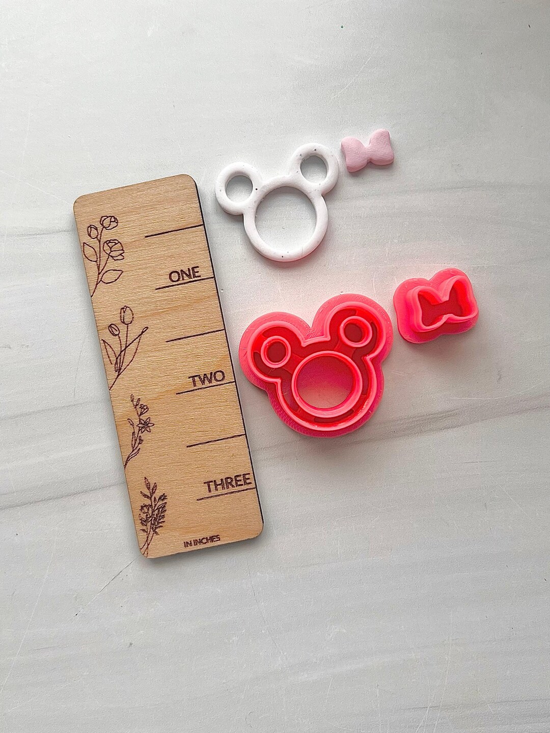Mouse Outline and Bow Cutter Set, Cutters, Magical Cutters, Enchanted ...