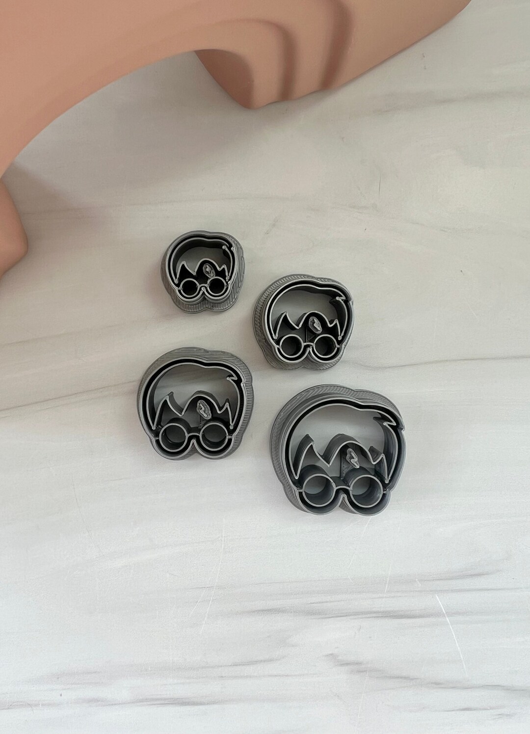 Boy With Scar Cutter, Wizard Clay Cutters, Wizard Boy Cutter, Magical ...