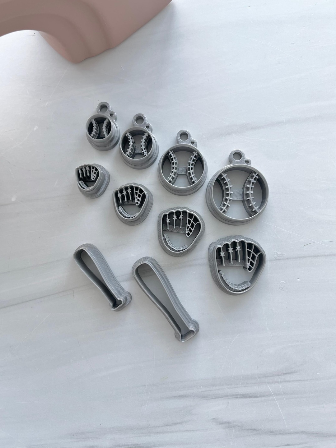 Baseball-glove-bat Set, Cutters, Sport Cutters, Baseball Cutters, Clay ...