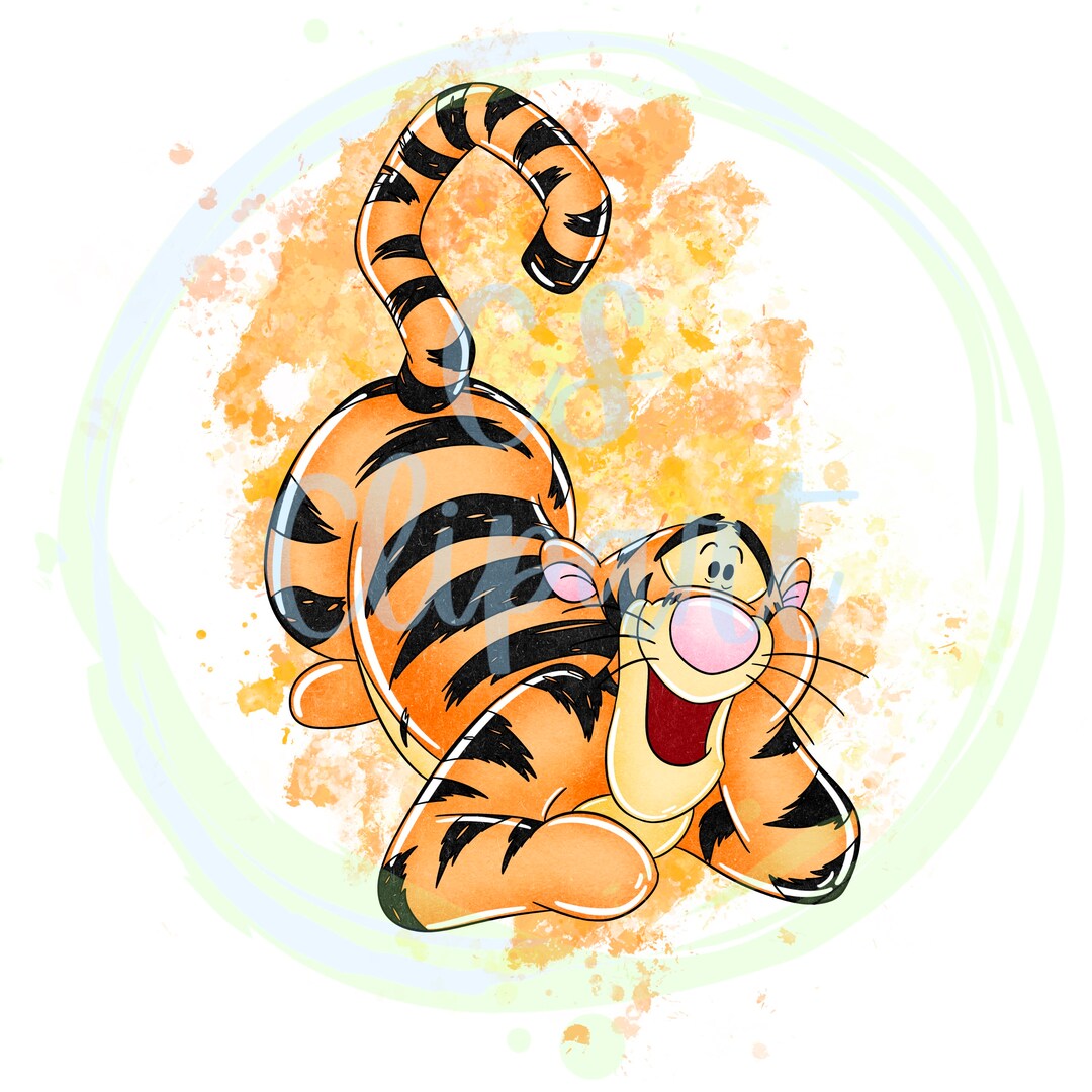 Tigger Clipart,tigger Png,digital,clipart,sublimation Design,download ...