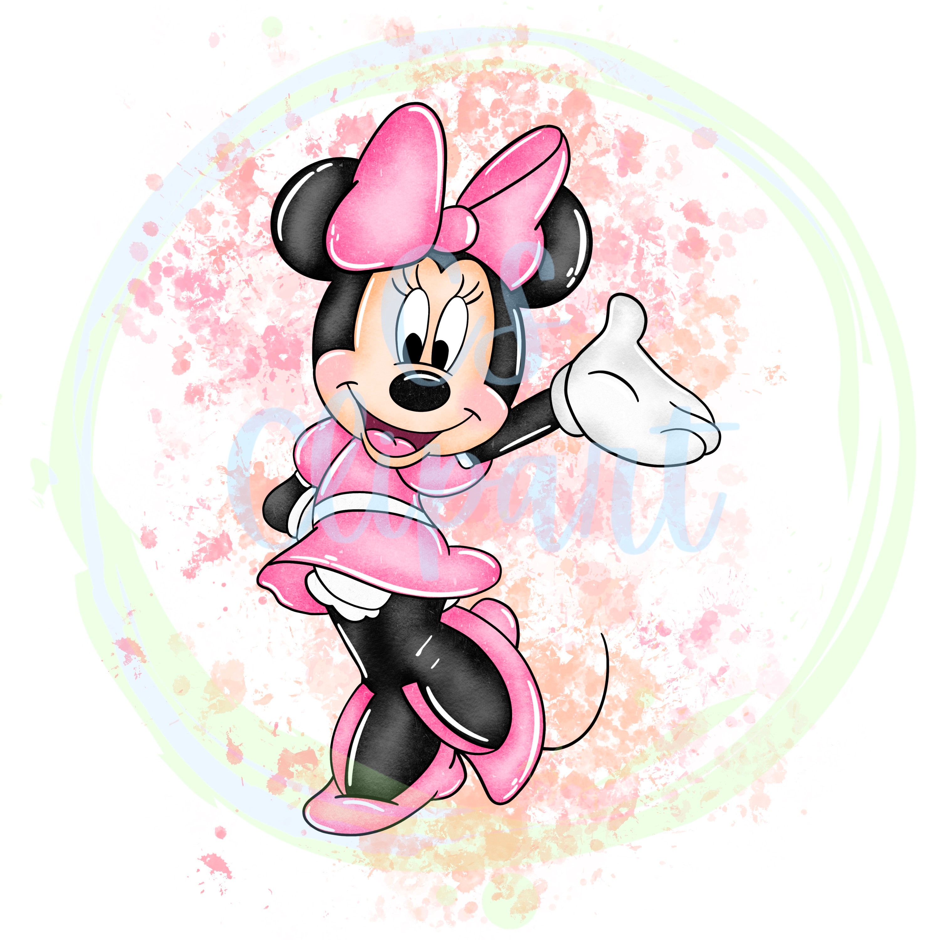 Minnie Sublimationmouse Pngdigitalclipartsublimation - Etsy