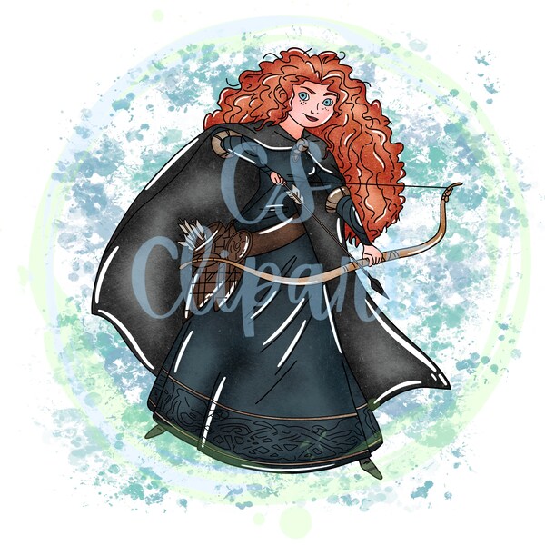 Merida Clipart - Etsy