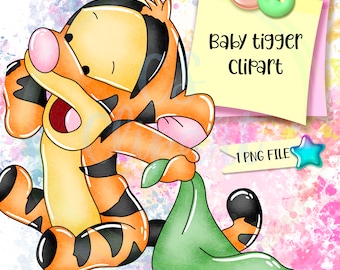 Tigger Clipart,tigger Png,digital,clipart,sublimation Design,download ...