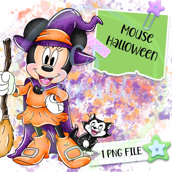 Mickey Mouse Halloween Clip Art - Etsy