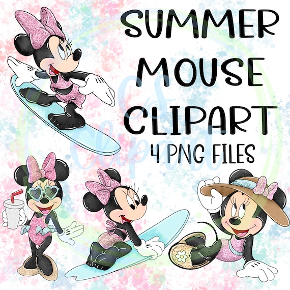 Minnie Mouse Summer Clipart