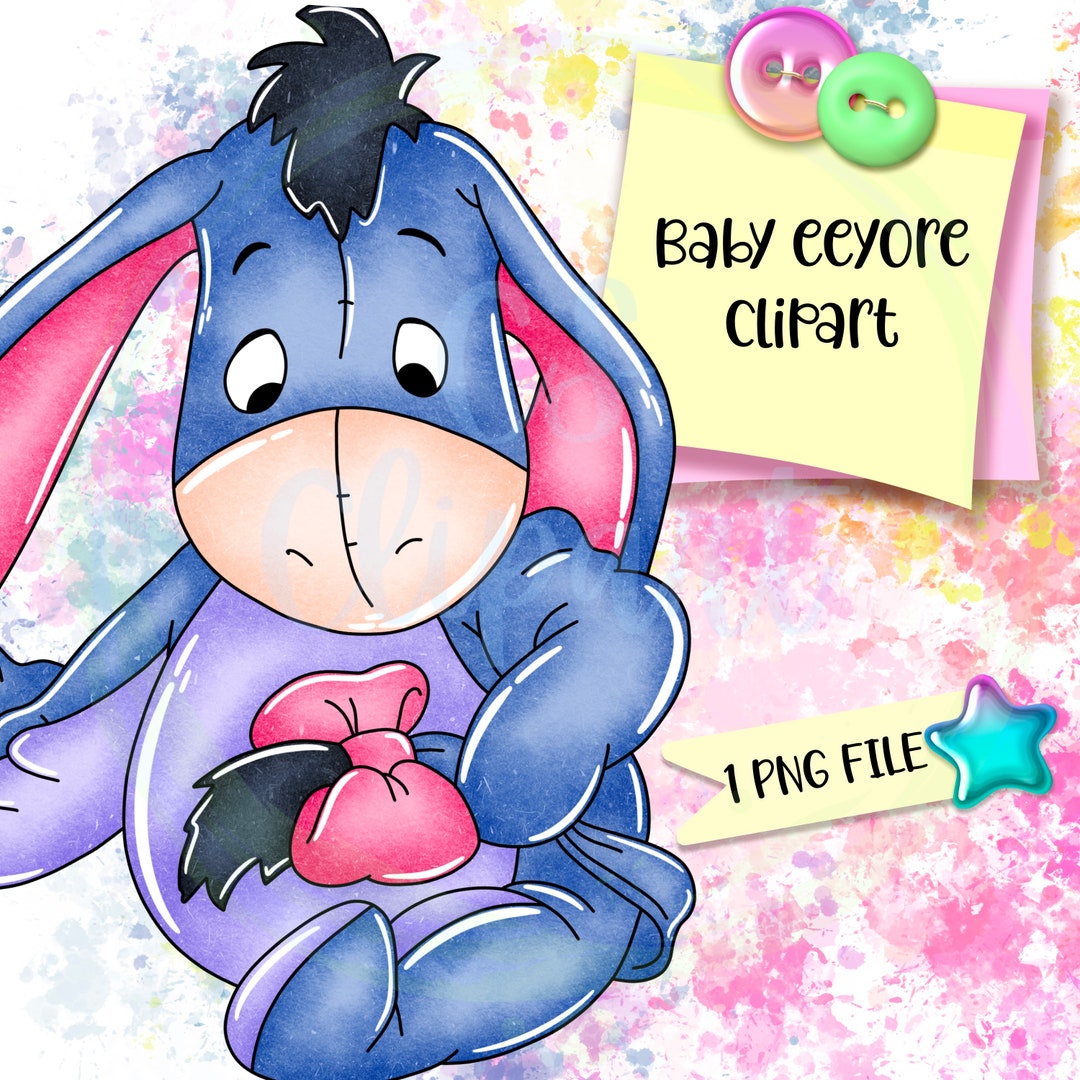 Eeyore Clipart,eeyore Png,digital,clipart,sublimation Design,download ...