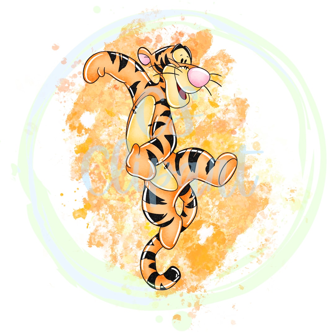 Tigger Clipart,tigger Png,digital,clipart,sublimation Design,download ...