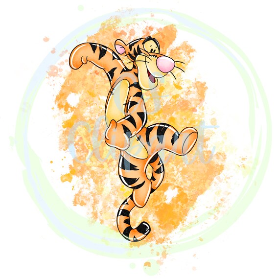 Tigger Cliparttigger Pngdigitalclipartsublimation - Etsy