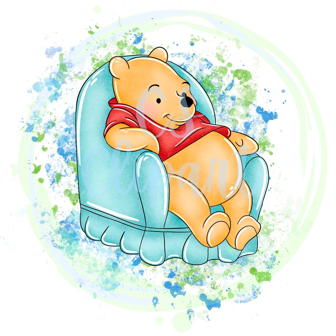 Pooh Clipartpooh Pngdigitalclipartsublimation - Etsy