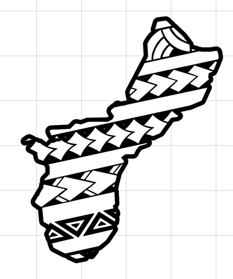 Tribal Guam PNG - Etsy